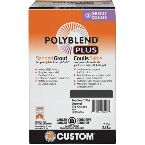 Custom Building Products Polyblend Plus Sanded Grout Home Hardware
