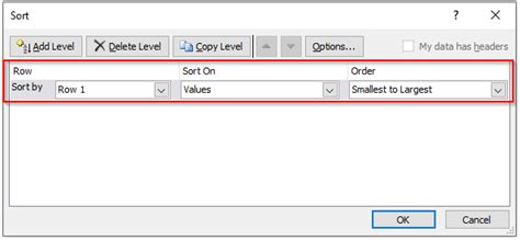 Sort Rows In Excel Sort From Left To Right Excel Unlocked