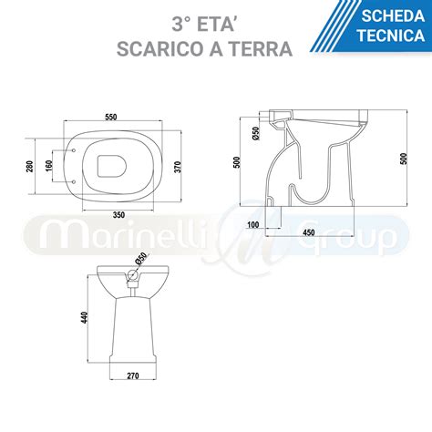 Sanitari Bagno Terza Eta Bidet E Vaso Wc Anziani In Ceramica Scarico Pavimento Con Coprivaso