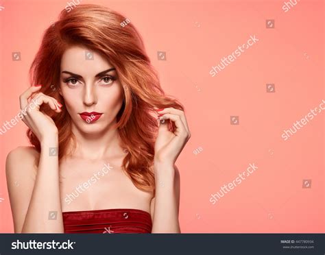 Beauty Fashion Portrait Nude Redhead Woman Stock Photo Shutterstock