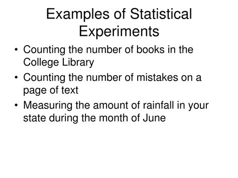 Ppt Statistical Experiment Powerpoint Presentation Free Download