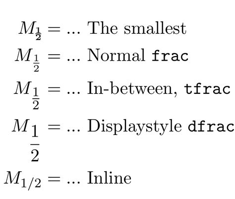 Math Mode How To Make A Nice Fraction In Subscript Tex Latex