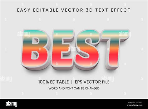 3d editable text effect stylish editable font design text effect font