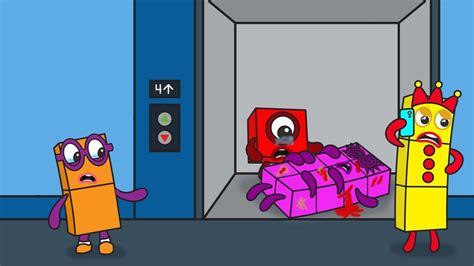 Omg Octoblocks Killed In Lift Call The Police Nb 3 Numberblocks