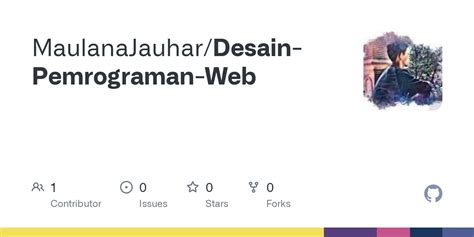 Github Maulanajauhar Desain Pemrograman Web