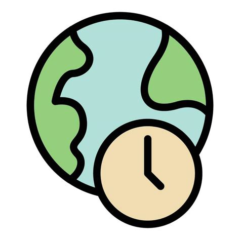 America Timezone Icon Vector Flat 27153085 Vector Art At Vecteezy