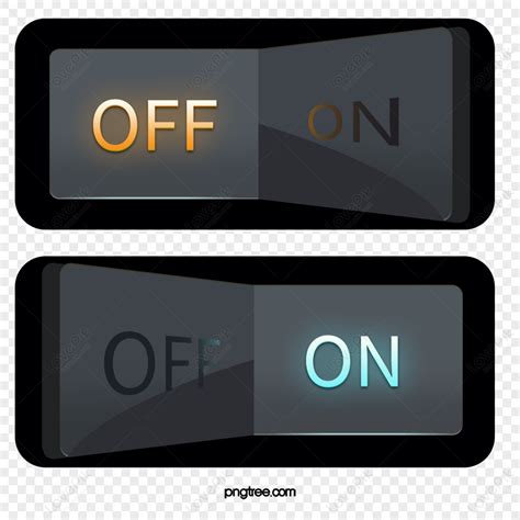 Vector Switch Push Button Lighting Switch Black PNG Free Download And Clipart Image For Free