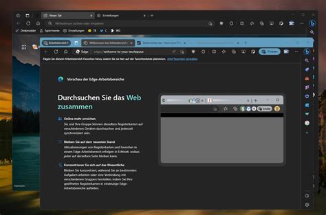 Microsoft Edge 113 113 0 1774 3 Im Dev Kanal Und Ankündigung Der Arbeitsbereiche Deskmodder De