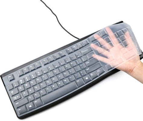 Amazon Com Silicone Keyboard Cover Skin For Logitech K Mk Ergonomic Desktop Usb Wired