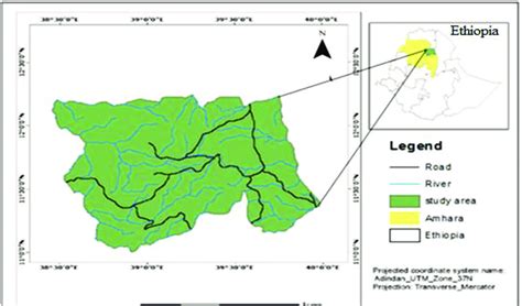 Location Map Of The Study Area Table Drought Severity Classification Download Scientific