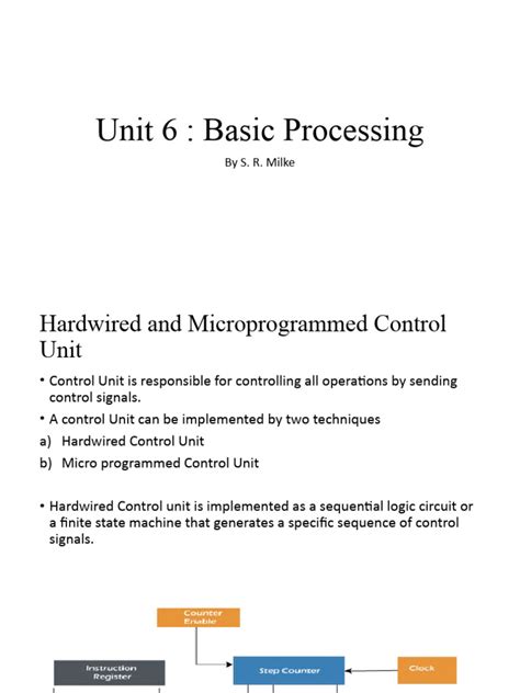 Unit 6 Pdf Central Processing Unit Electronic Design