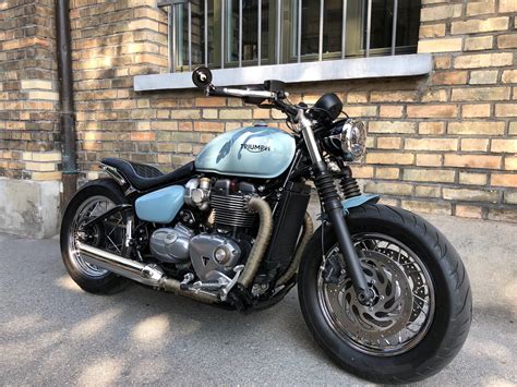 Details Zum Custom Bike Triumph Bonneville Speedmaster Master Bob Des