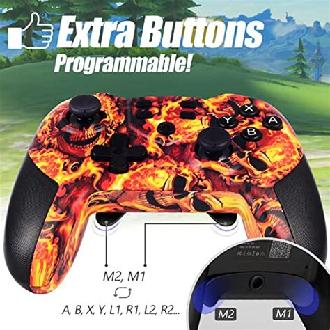 Terios Wireless Controller Compatible With Switch Switch Lite Gamepad With Button Programming
