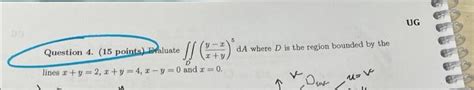 Solved Lines Xy2xy4x−y0 And X0