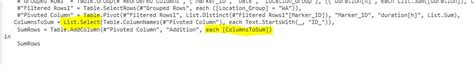Solved Sum Up Undefined Number Of Columns Using Wildcard Microsoft