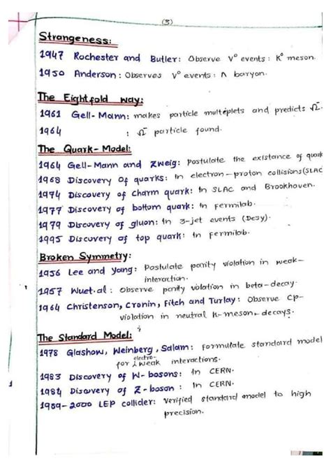 Solution Particle Physics Notes Studypool