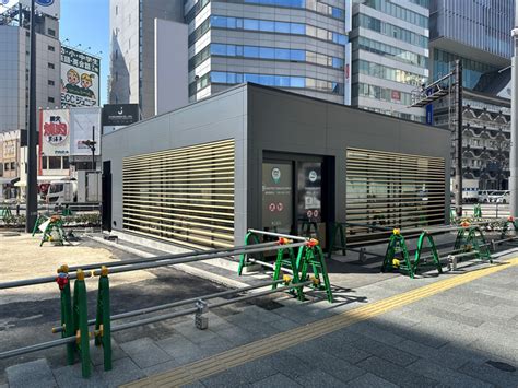 なんば広場に閉鎖型喫煙所 開放型から変更 OSAKA STYLE