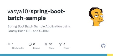 Github Vasya10spring Boot Batch Sample Spring Boot Batch Sample
