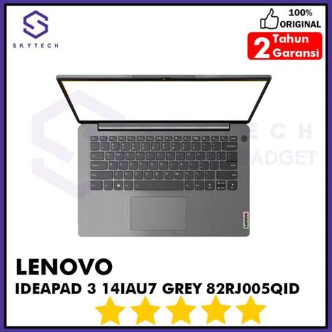 Jual Laptop Lenovo Ideapad Iau Qid Intel Core I U Ram Gb Ssd Gb Windows Ohs