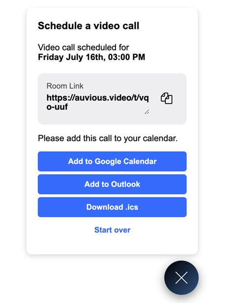 schedule a call auvious docs