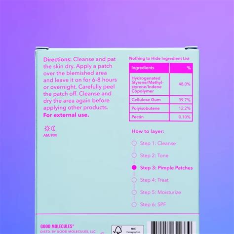 Good Molecules Pimple Patches Dreamskinhaven