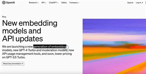 Gpt 새로운 임베딩 모델과 가격 인하