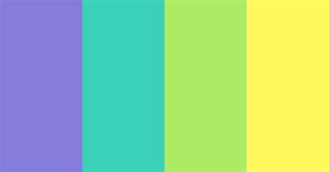 Bright Pastel Scene Color Scheme Bright