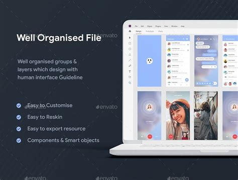 Chatting App Ui Kit Enhance Your Communication