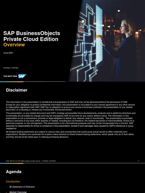 Sap Businessobjects Private Cloud Edition Partner And Internal Q2 2021 Download Free Pdf
