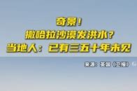 奇景撒哈拉沙漠发洪水当地人已有三五十年未见 腾讯新闻