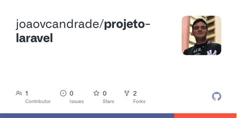 Github Joaovcandradeprojeto Laravel