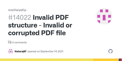 Invalid PDF Structure Invalid Or Corrupted PDF File Issue 14022