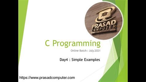 C Programming Full Course Chapter 04 Part1 Simple Examples For Beginners In Marathi