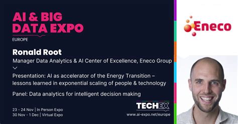 Ai And Big Data Expo World Series On Linkedin Aiandbigdataexpo Ai Technology Bigdata Eneco