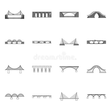 Isolated Object Of Connection And Design Symbol Collection Of Connection And Side Stock Symbol