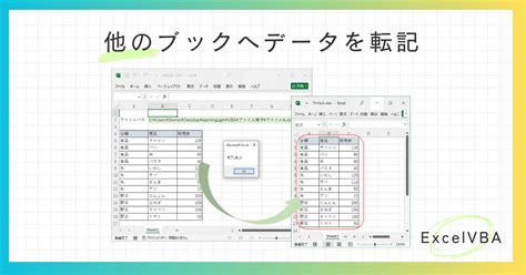 【excelvba】別のブック（ファイル）を開いて転記する方法（読み取り専用の場合は終了する） ゆるっと自動化