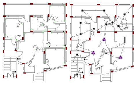 Electrical Layout Plan Cad Block Image To U