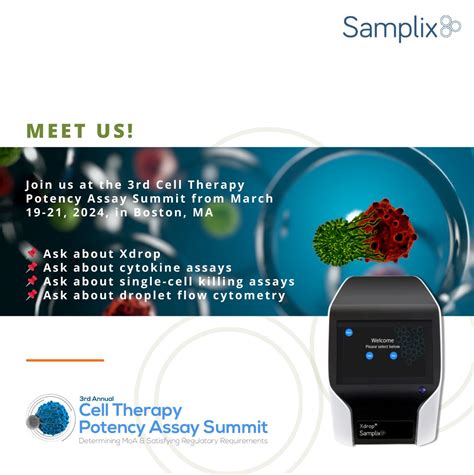 4th Cell Therapy Potency Assay Summit March 12 13 2025 Bárbara Schlicht