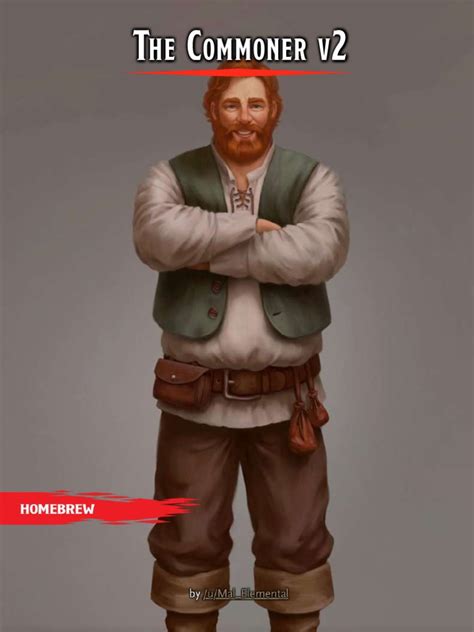 Commoner Class For Dnd 5e Pdf Commoner Class For Dnd 5e Pdf