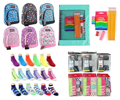 288 Pieces Elementary School Back To School Bundle 288 Items 14 Graphic Backpacks Supply