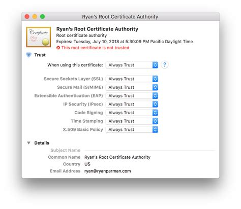 How To Create Local TLS Certificates For Development On MacOS