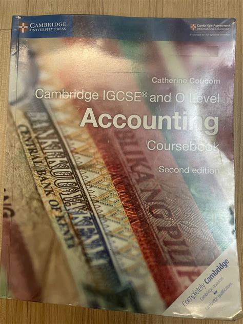 Cambridge Igcse O Level Accounting Coursebook Hobbies And Toys Books And Magazines Textbooks On