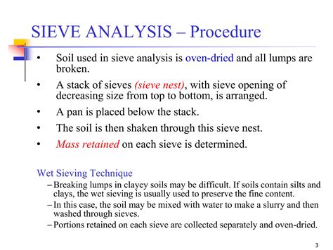 Geotechnical Engineering I [lec 7 Sieve Analysis 2] Ppsx