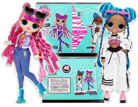 Кукла L. O. L. Surprise! LOL OMG SK8ER ROLLER CHICK and CHILLAX 2-PACK ...