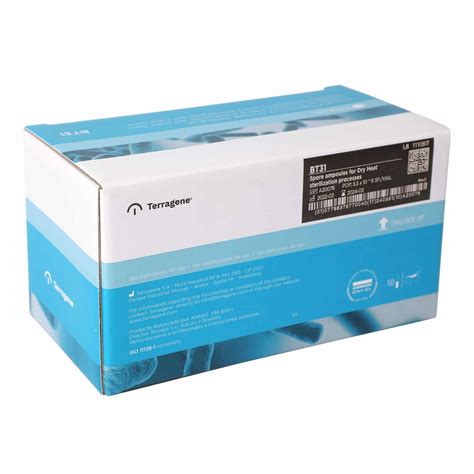 Spore Ampoule For Dry Heat Sterilization Processes Terragene