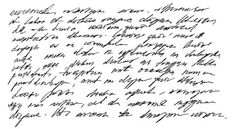 Cursive Hand Scribble With Handwritten Text Vector Image