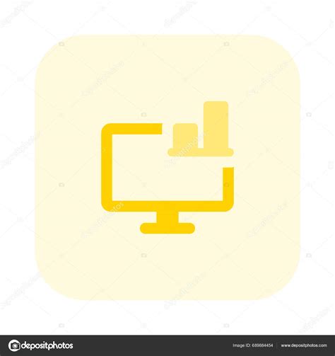 Data Visualization Screen Bar Chart Stock Vector By Get Net
