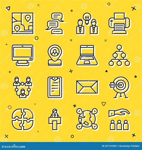 Set Arrow And Hierarchy Organogram Chart On Seamless Pattern Vector CartoonDealer Com 256388552