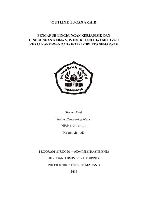 Doc Outline Tugas Akhir