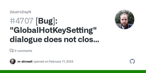Bug Globalhotkeysetting Dialogue Does Not Close After Clicking The Confirm Button And
